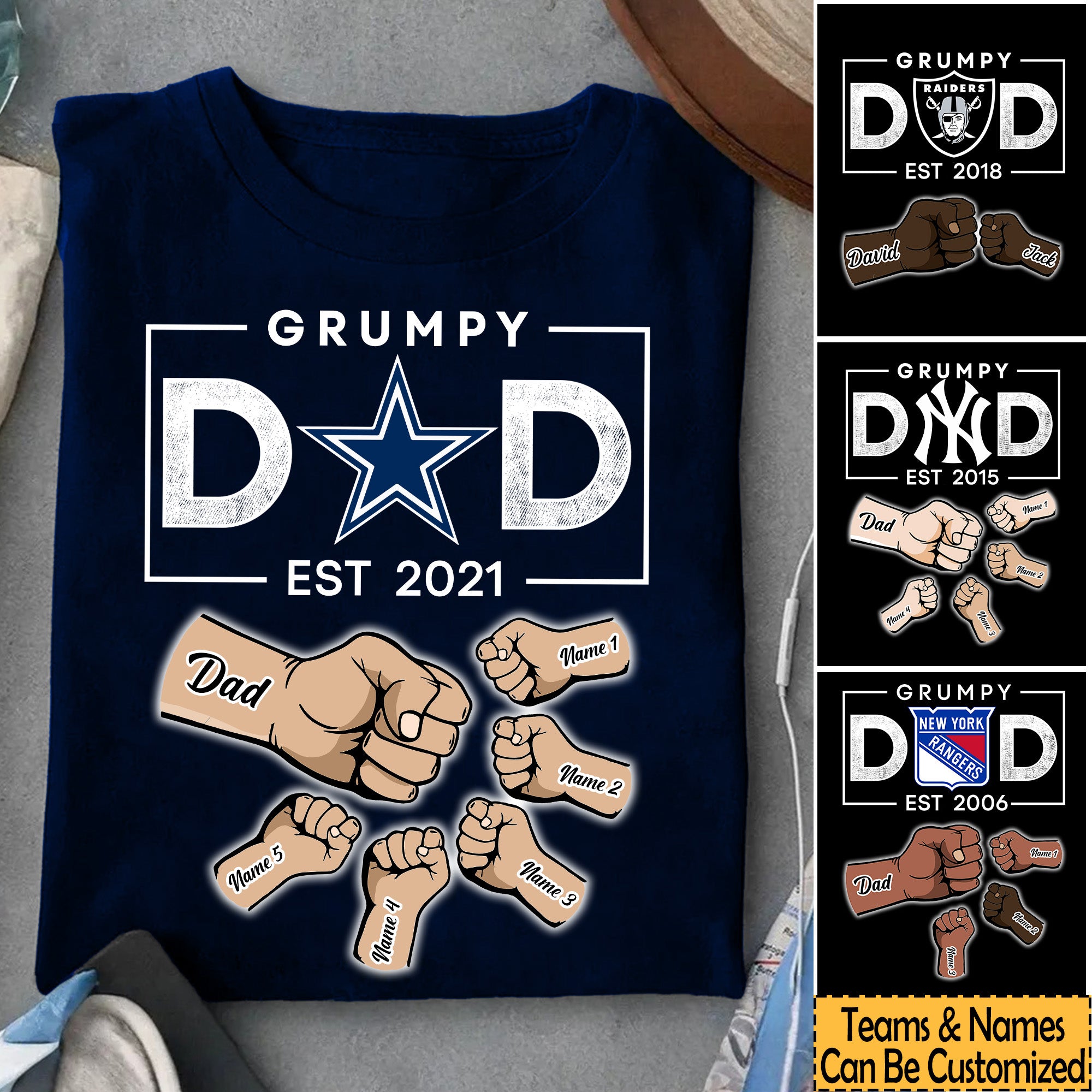 Grumpy Dad Customized Shirt - Perfect Gift For Father's Day – dekor365